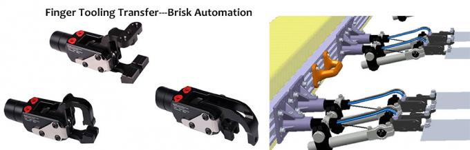 Automatischer pneumatischer Parallelgreifer, elektrischer Roboter ...